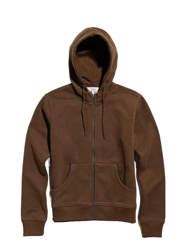 Bridge & Burn Mason Recycled Zip Hoodie - Cumin