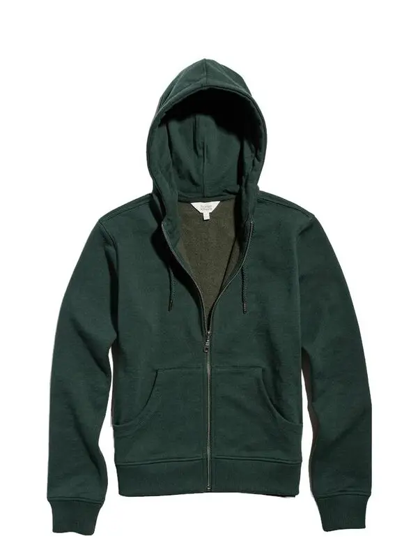 Bridge & Burn Mason Recycled Zip Hoodie - Juniper