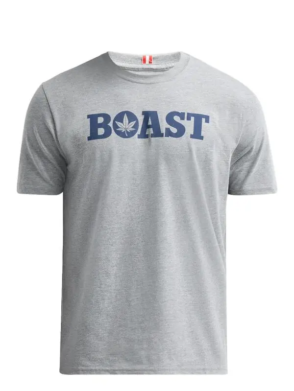 Boast Logo Crewneck T-shirt - Grey