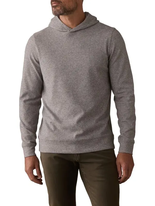 THE NORMAL BRAND Brushed Textured Knit Hoodie - Graphite