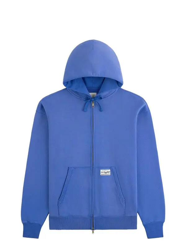 Aimé Leon Dore Sun Faded Full-zip Hoodie 'amparo - Blue