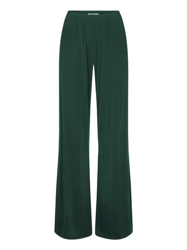Eterne Rue Liquid Jersey Wide-leg Pants - Forest