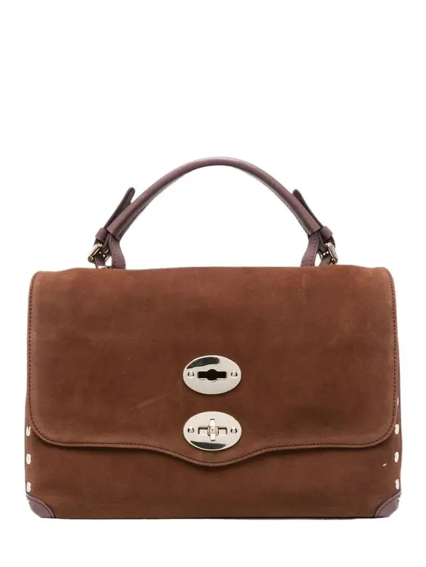 ZANELLATO Postina Zashmere Small Leather Handbag By - Brown
