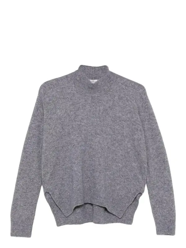MRZ Cashmere Turtle-neck Sweater - Grey