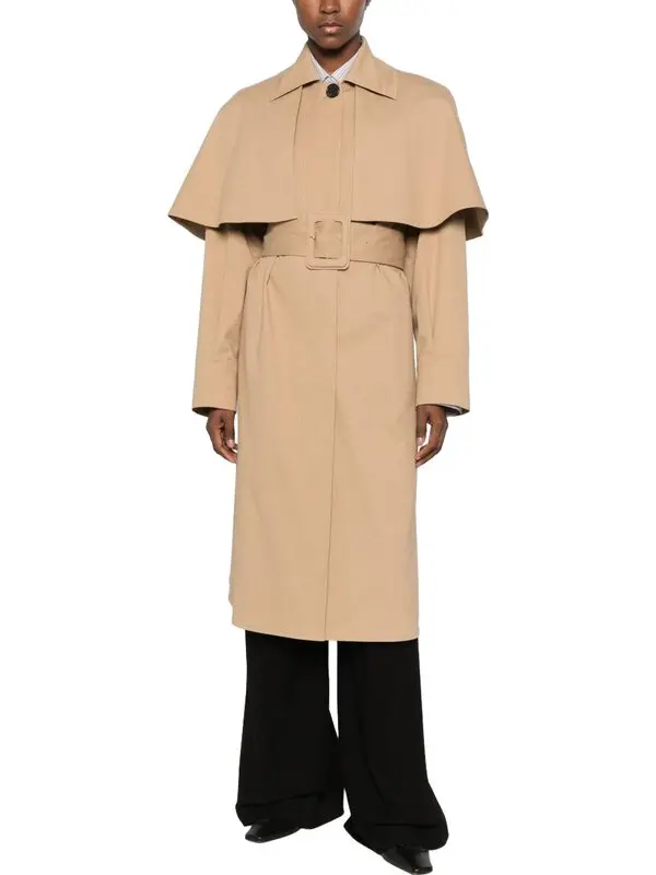 THE ROW Ayana Cotton Trench Coat - Beige