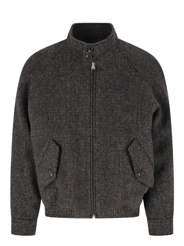 DUNST Wool Bomber Jacket - Grey
