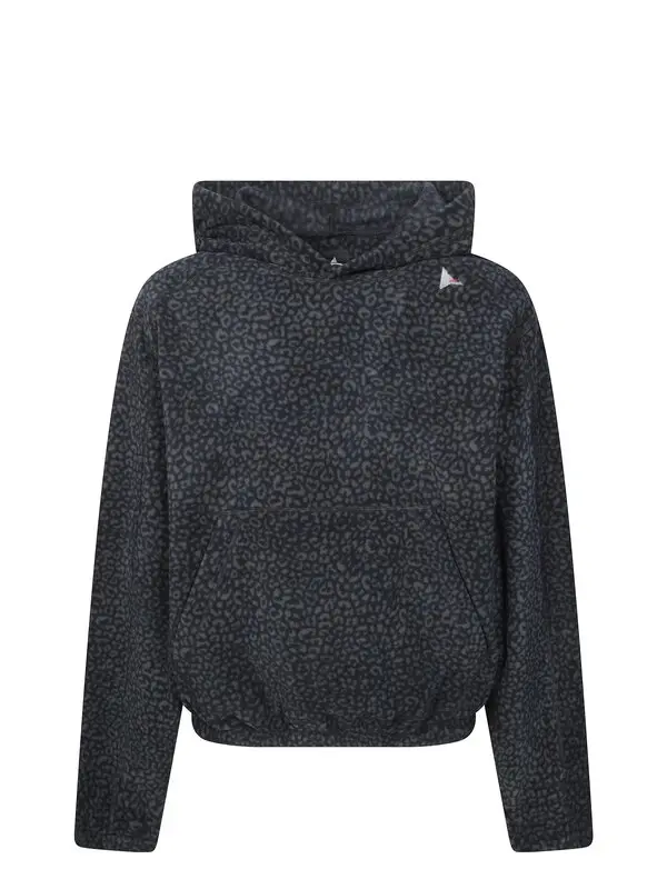 ROA Drowi Polar Fleece Hoodie - Nero