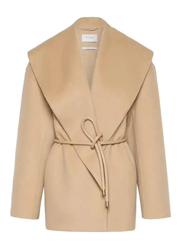 Sportmax Jacket Pure Wool Double Fabric - Camel