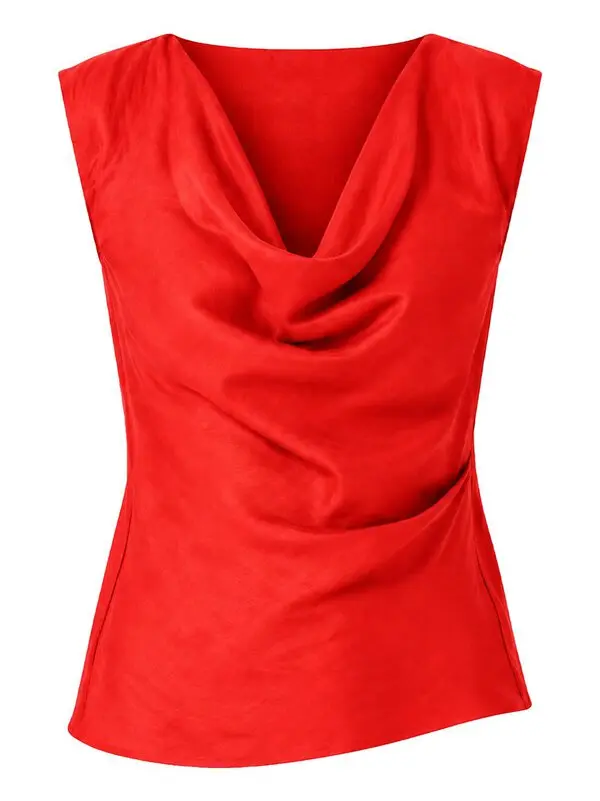 SACHA DRAKE Cyprus Top In Fire - Red