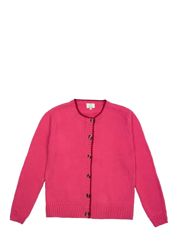 ALOFT Coralie Tipped Cardigan - Pink