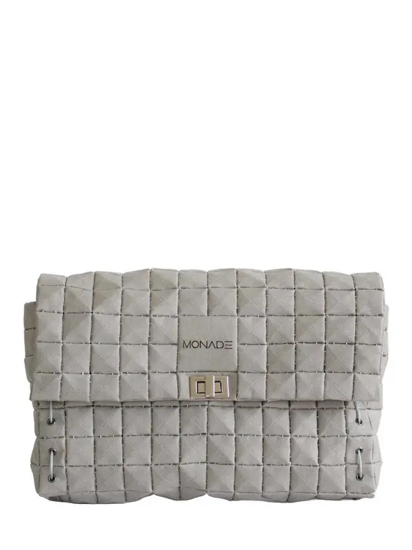 MONADE Clutch Bag Matte Stone - Grey