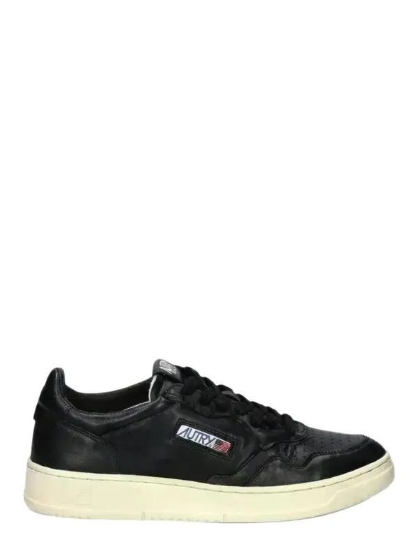 AUTRY Medalist Leather Sneakers - Black