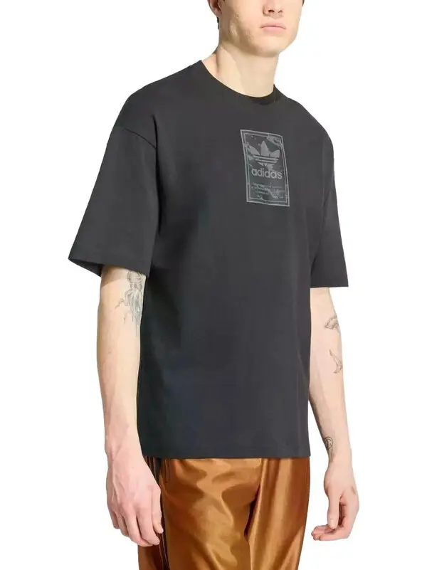 Adidas Camo Tee Tongue Label T-shirt - Black