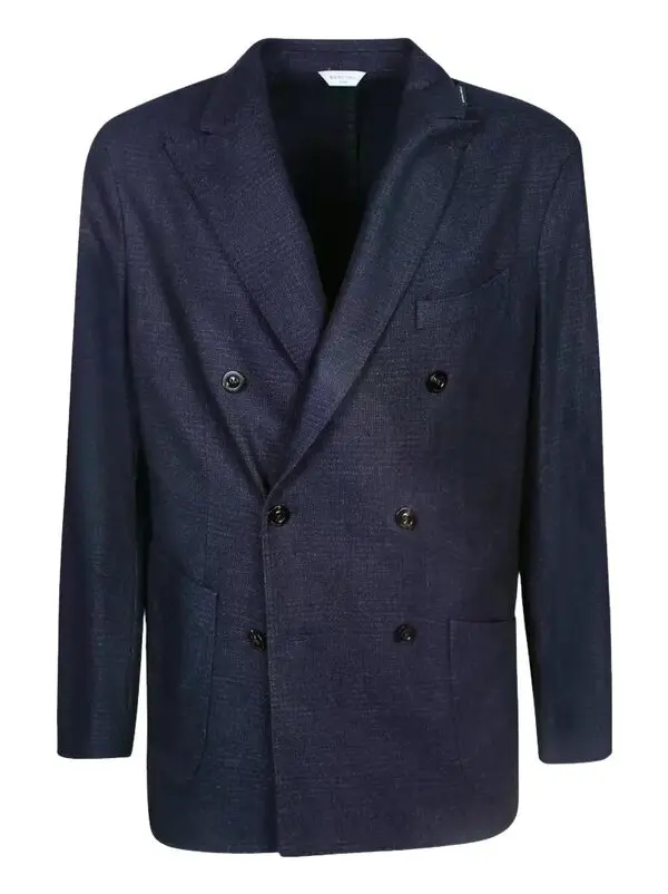 Boglioli Double-breasted Blazer - Blue