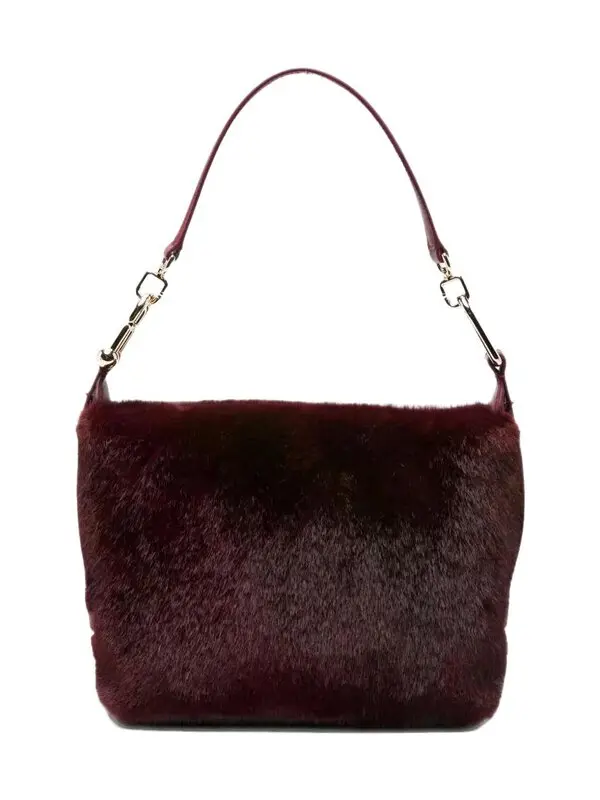 Furla Tonie Faux-fur Shoulder Bag - Red