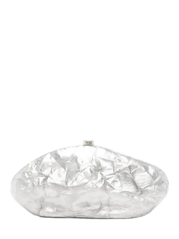 Cult Gaia Grey Clutch Bags - Chrome