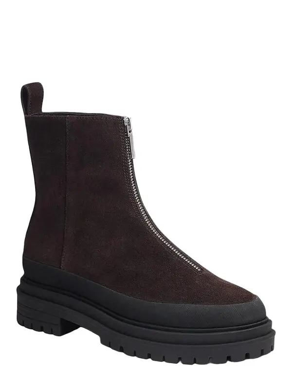 Rag & Bone Bedford Suede Ankle Boots - Dark Choco