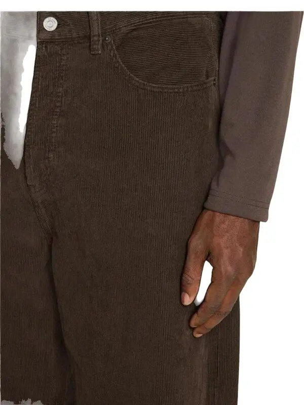 FRAME Apos;s The Baggy Corduroy Jeans - Mud Grey
