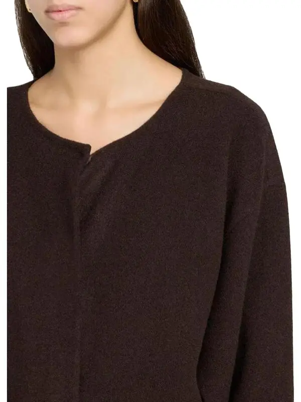Eileen Fisher Double-faced Brushed Wool Coat - Coffe