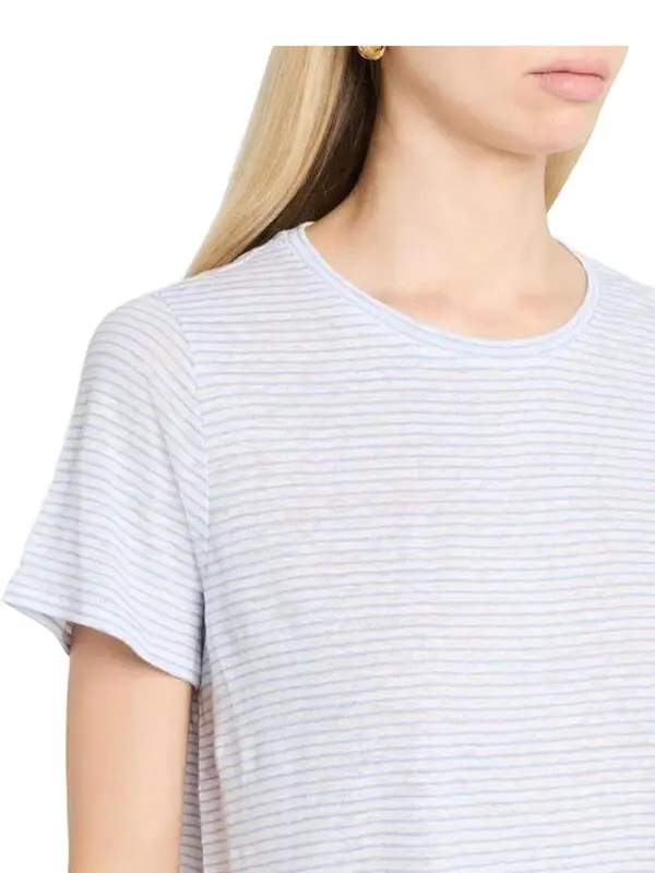 Eileen Fisher Striped Crewneck Tee - Skylt