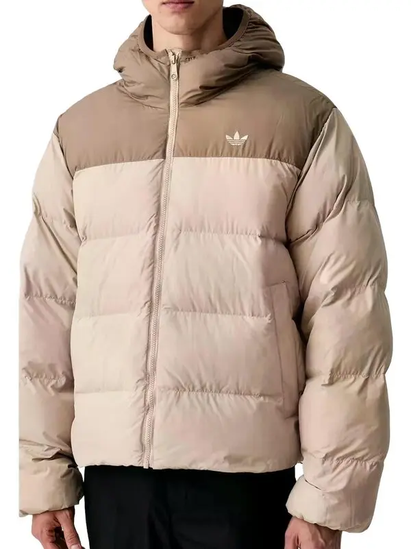 Adidas Regen Hooded Padded Jacket - Neutrals