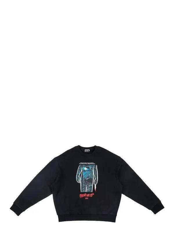 Kith X Friday The 13th Graphic-print Sweatshirt - Black
