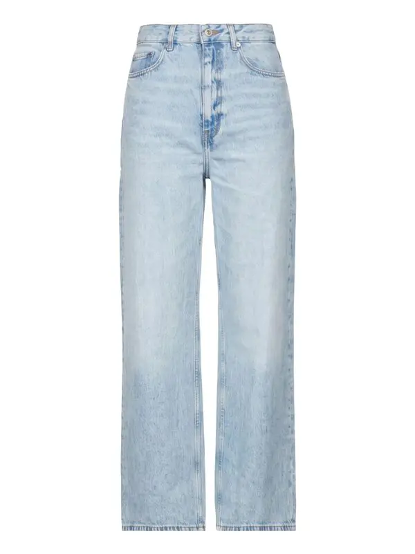 GANNI Denim Trousers - Blue