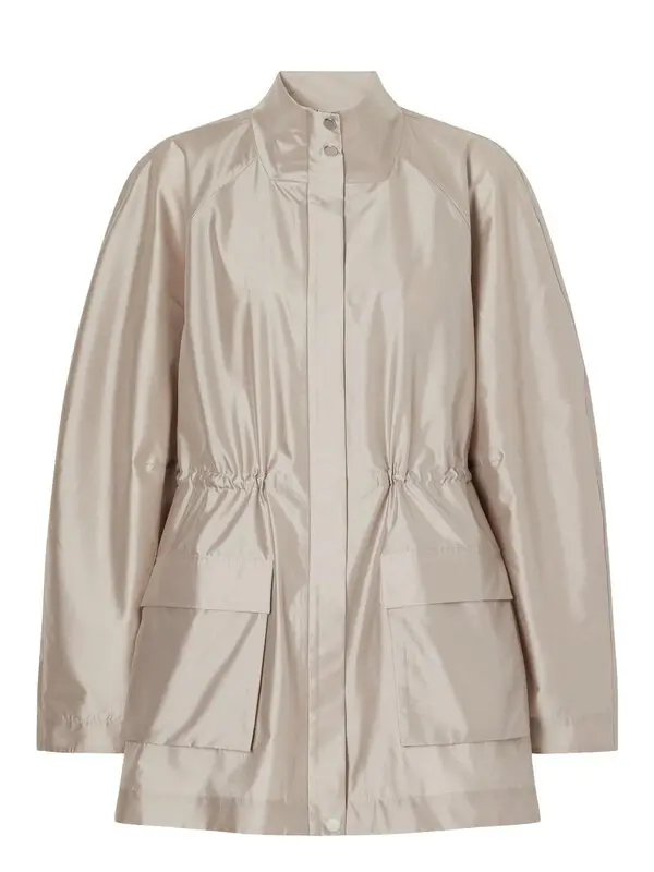 ST. AGNI Paper Taffeta Parka - Neutrals