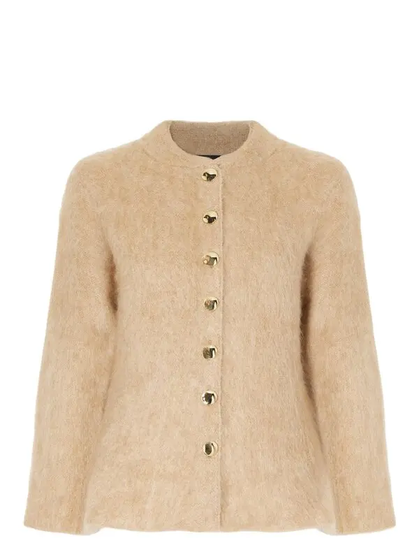 Proenza Schouler Aniza Brushed Cardigan - Neutrals