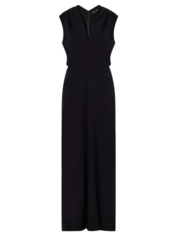 Proenza Schouler Gunta Crepe Maxi Dress - Black