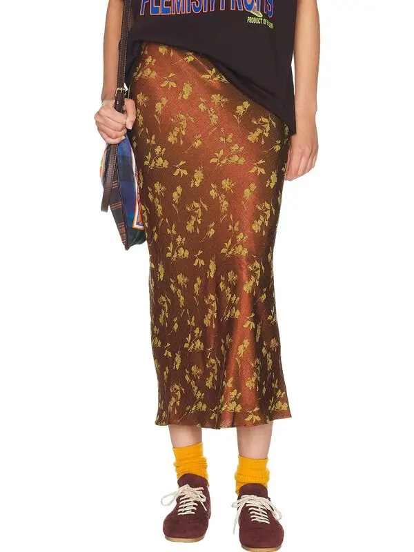 Dries Van Noten Sati Skirt - Rust