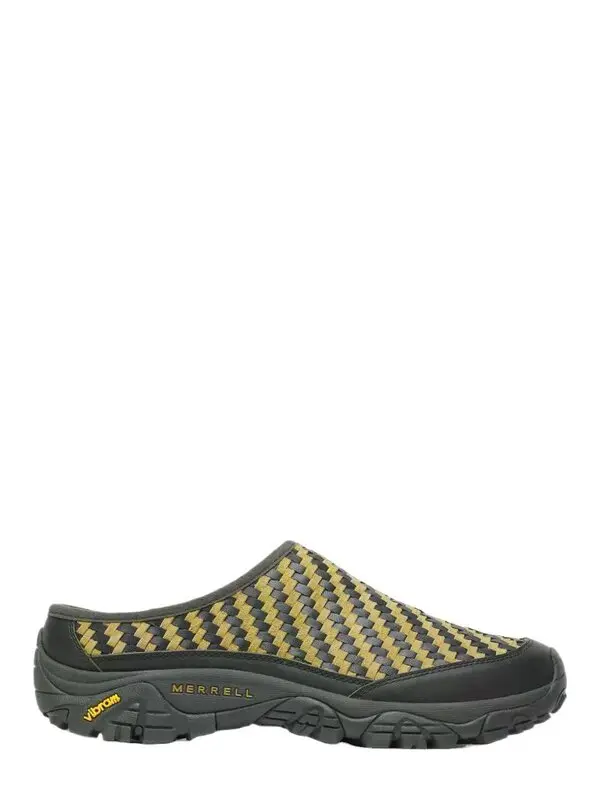 Merrell Moab 2 Woven Leather Mules - Grey
