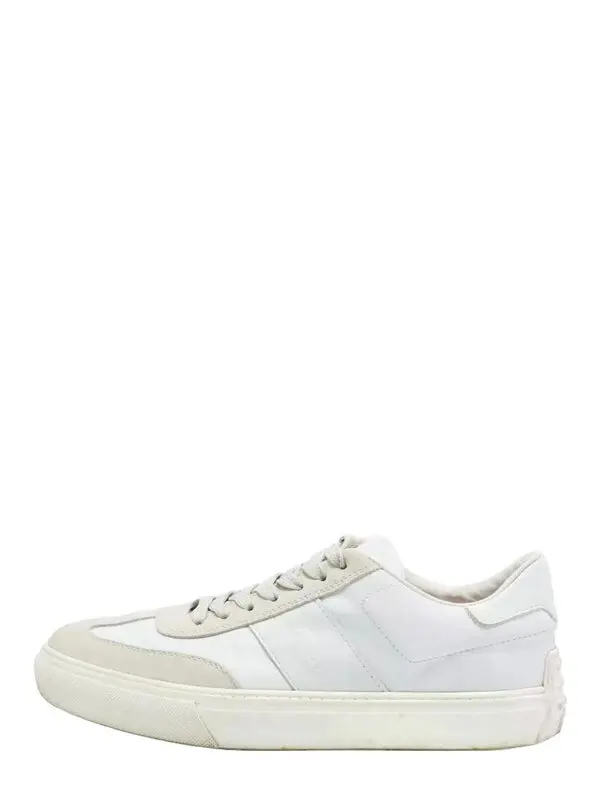 TOD'S T-toe Logo-stamped Sneakers - White