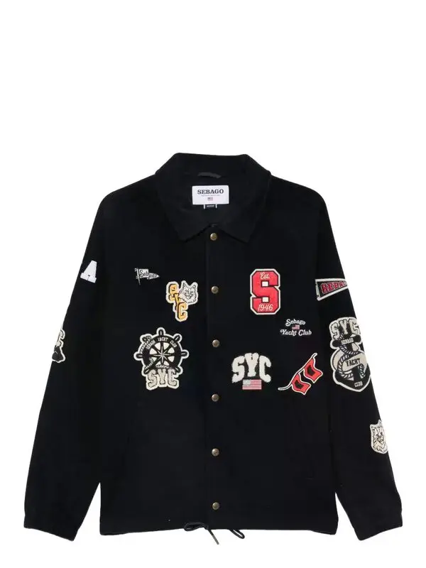 SEBAGO Patch-detail Drawstring Jacket - Black