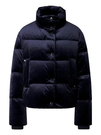 Bogner Oliva Velvet Down Jacket - Navy