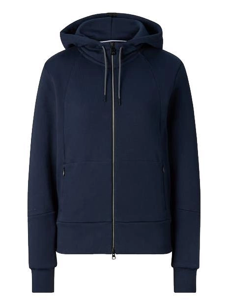 Bogner Nada Cotton Hoodie Jersey Jacket - Navy