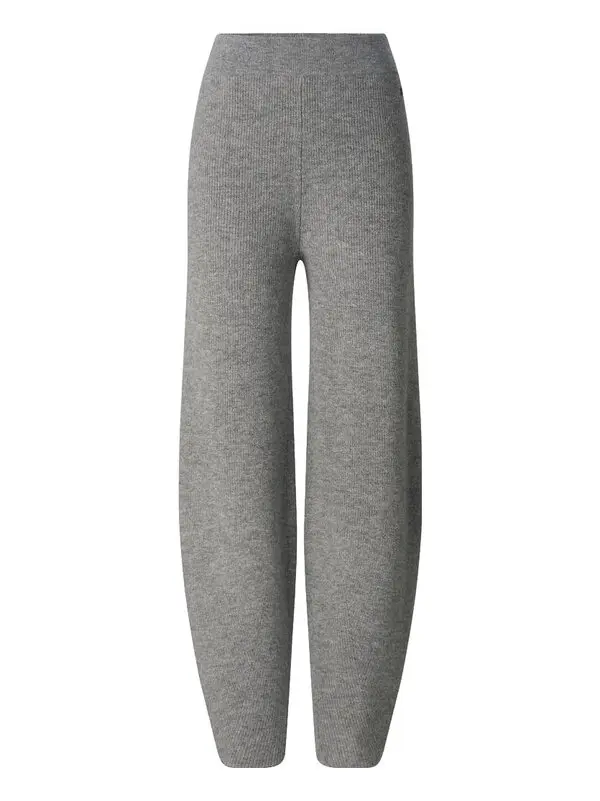 Bogner Luana Virgin Wool Knit Pants - Gray
