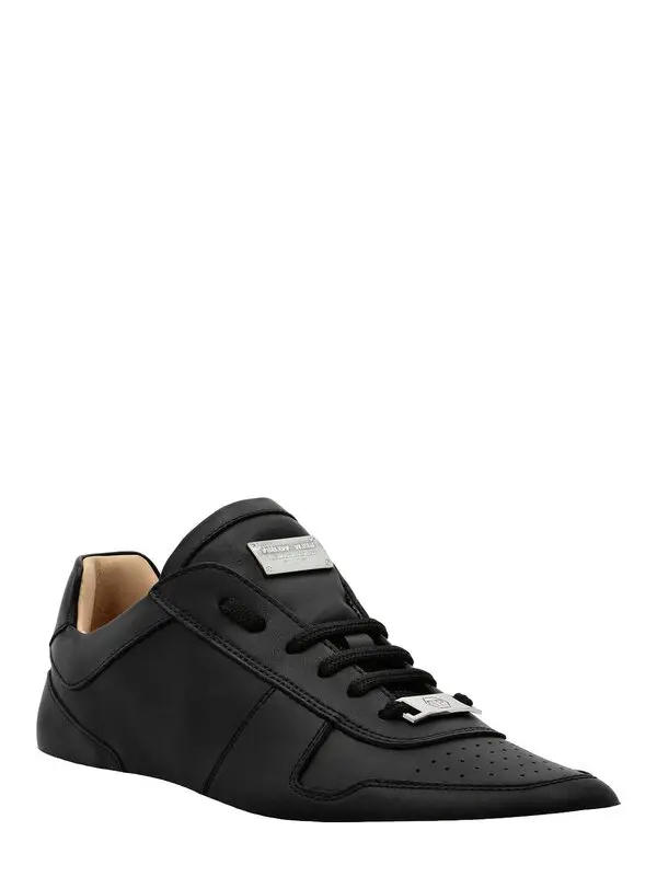 Philipp Plein Leather Lo-top Sneakers King Power - Black