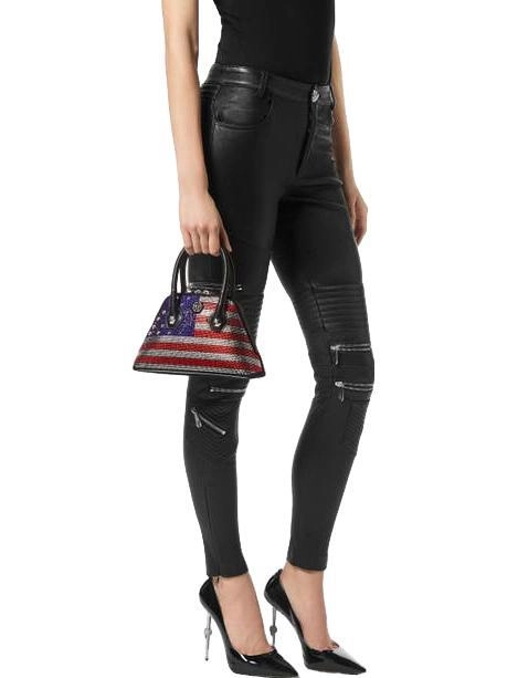 Philipp Plein Majestic Handbag American Flag Small - Multicolor