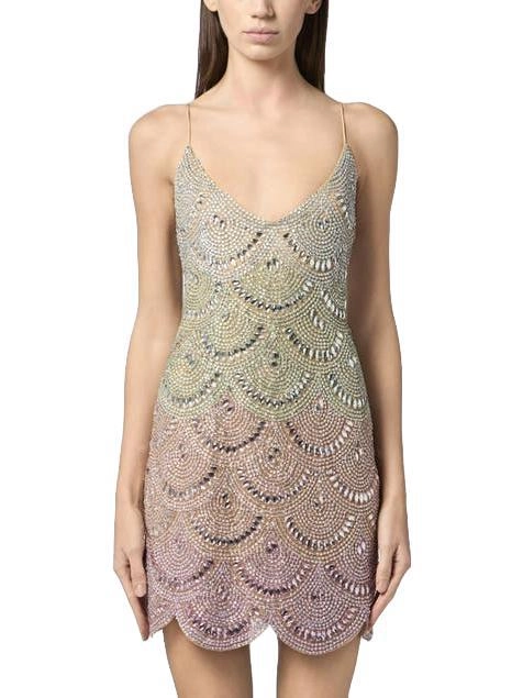 Philipp Plein Mini Dress Waves - Multicolor
