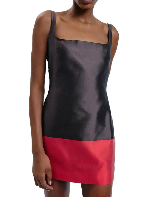 16Arlington Savio Silk Mini Dress - Brown