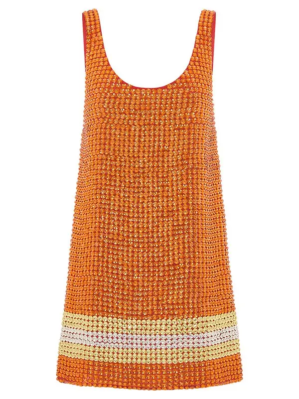 16Arlington Mirela Mini Dress - Orange