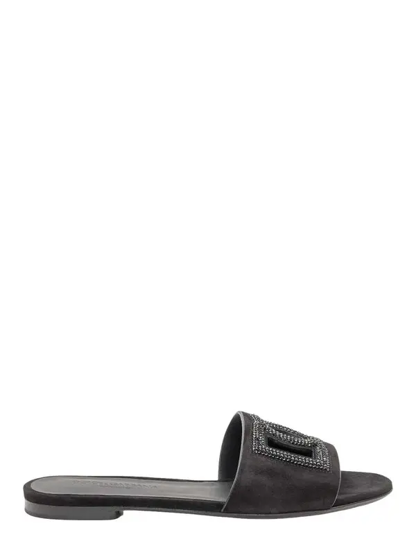 Dolce & Gabbana Embellished Sandals - Black