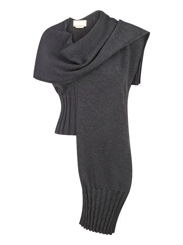 LITKOVSKA Layered Wool Top - Gray