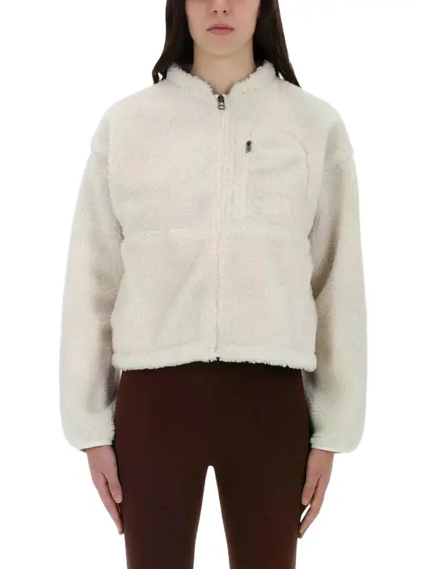 The North Face Fleece-texture Zip-up Jacket - Neutrals