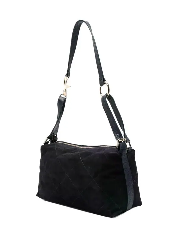 MARC ELLIS Medium Estrella Diamond-quilted Shoulder Bag - Blue