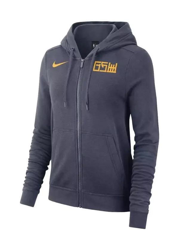 Nike Golden State Warriors Zip-up Hoodie - Blue