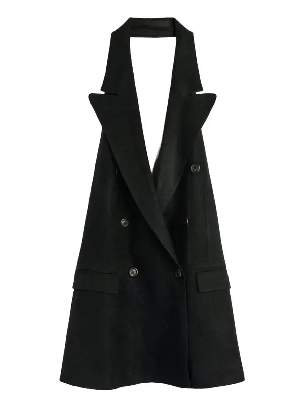 Our Legacy Blaze Apron Ritual Mesh Wool - Black