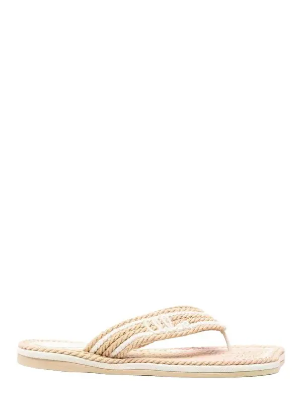 Chloé Sand Rope-effect Sandals - Neutrals