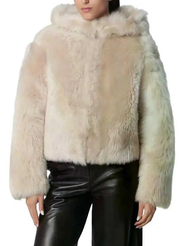 ARMA Bianca Shearling Jacket - Neutrals